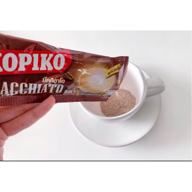 Kopiko Macchiato Coffee Powder Thailand 3in1 Instant 1 Sachet 24g ...