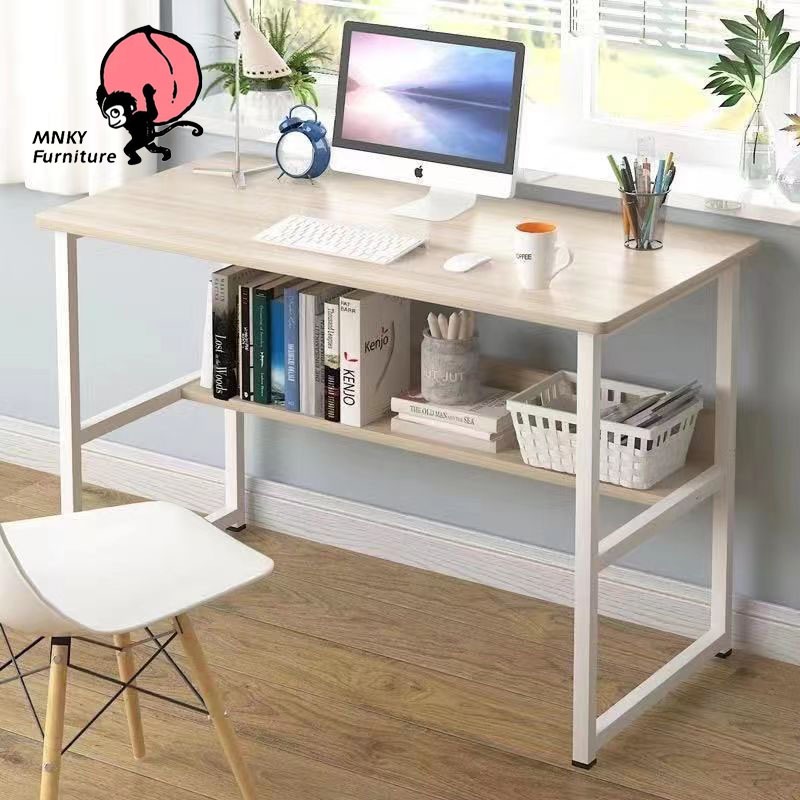 80/100/120cm Computer Desk Solid Wood kids Teenager Student Study ...