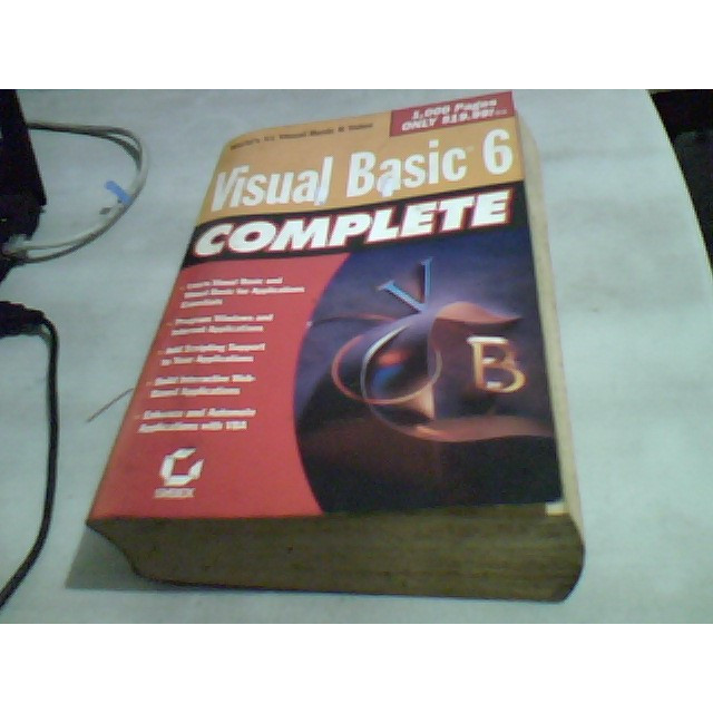 Visual Basic 6 Complete Sybex Computer Programming Vb6 Vb Vba Script Excel Language Shopee
