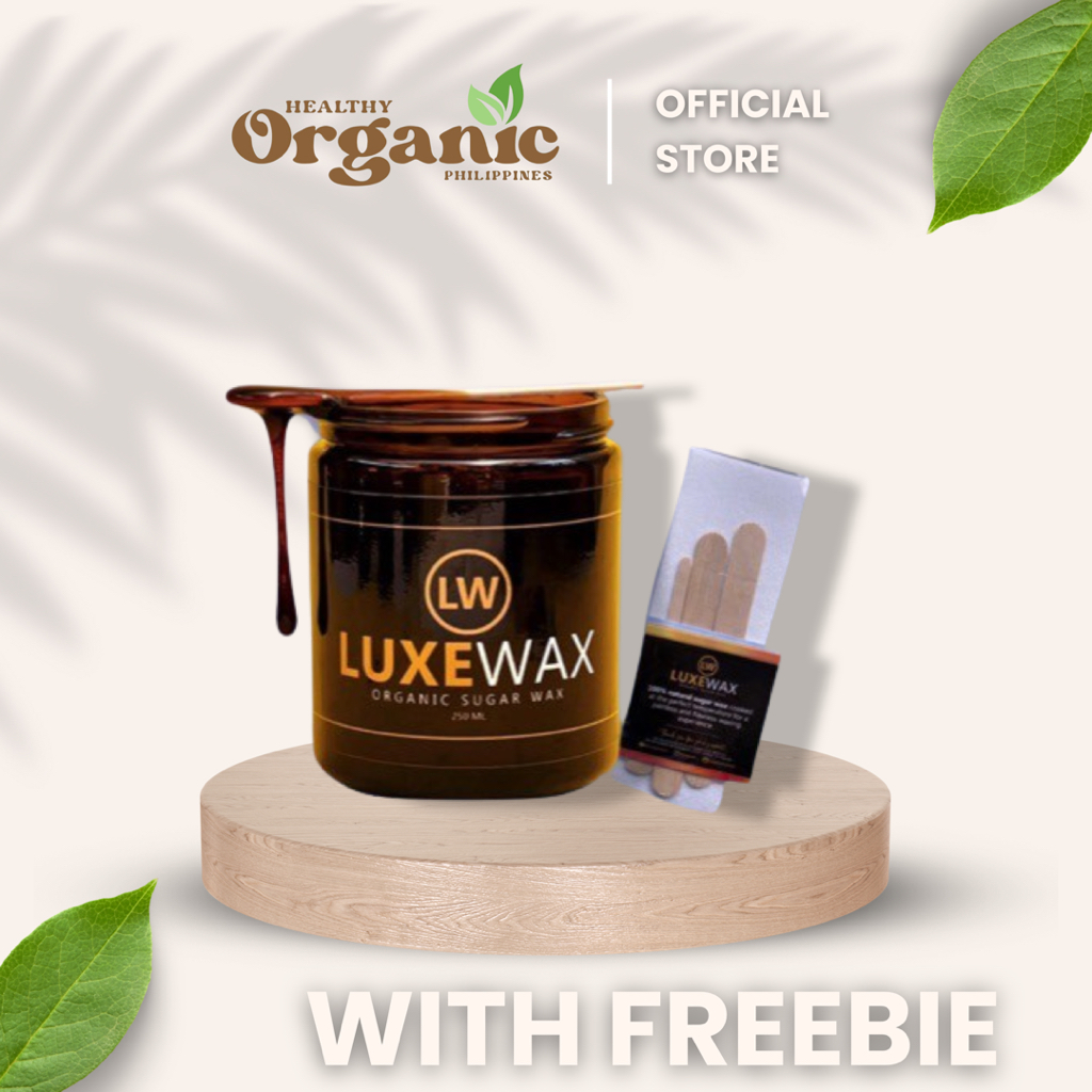 LUXEWAX Jar Kit Regular 250ml Waxing Strips Hair Removal Cream Organic ...
