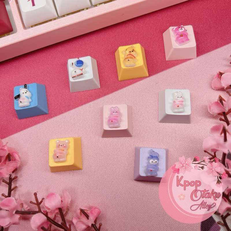 Mini Bum Characters Artisan Keycaps | Kpop Otaku Alley Keycaps | Shopee ...