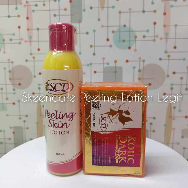 SCD Skin Peeling Lotion DUO SET + Kojic Dark Soap 135g Whitening ...