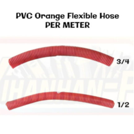PVC Orange Flexible Hose (Sold Per Meter) | Shopee Philippines