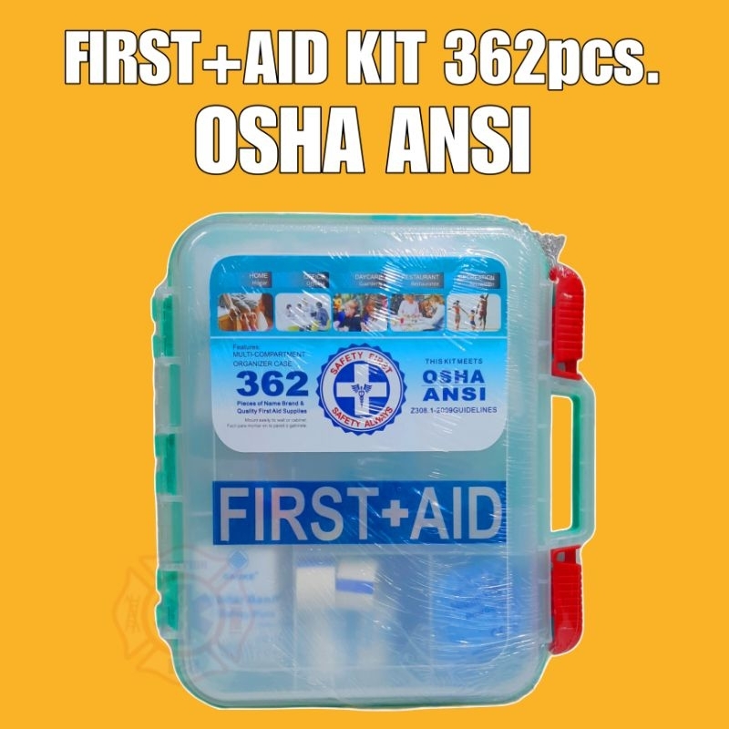 OSHA ANSI FIRST+AID KIT 362pcs | Shopee Philippines