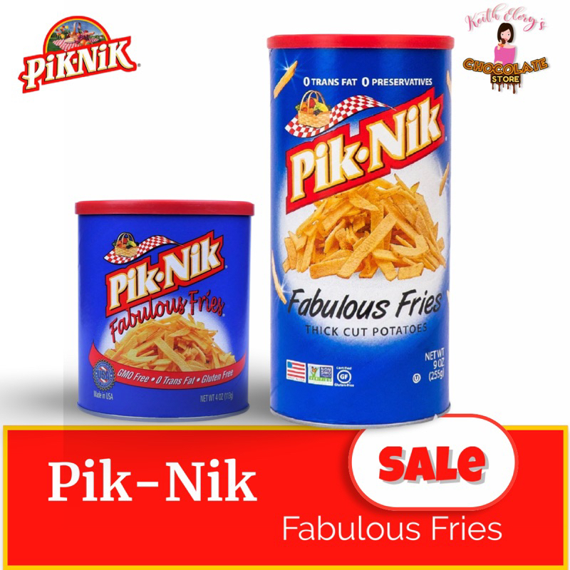 Piknik Fabulous Original Thick Cut Fries Potatoes 113g & 255g | Shopee ...
