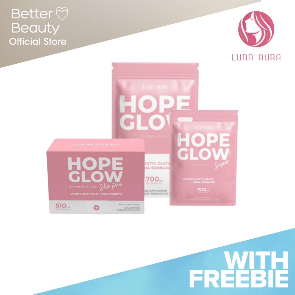Luna Aura Hope Glow Glutathione Capsule - Super Biggie - Mini 14 ...