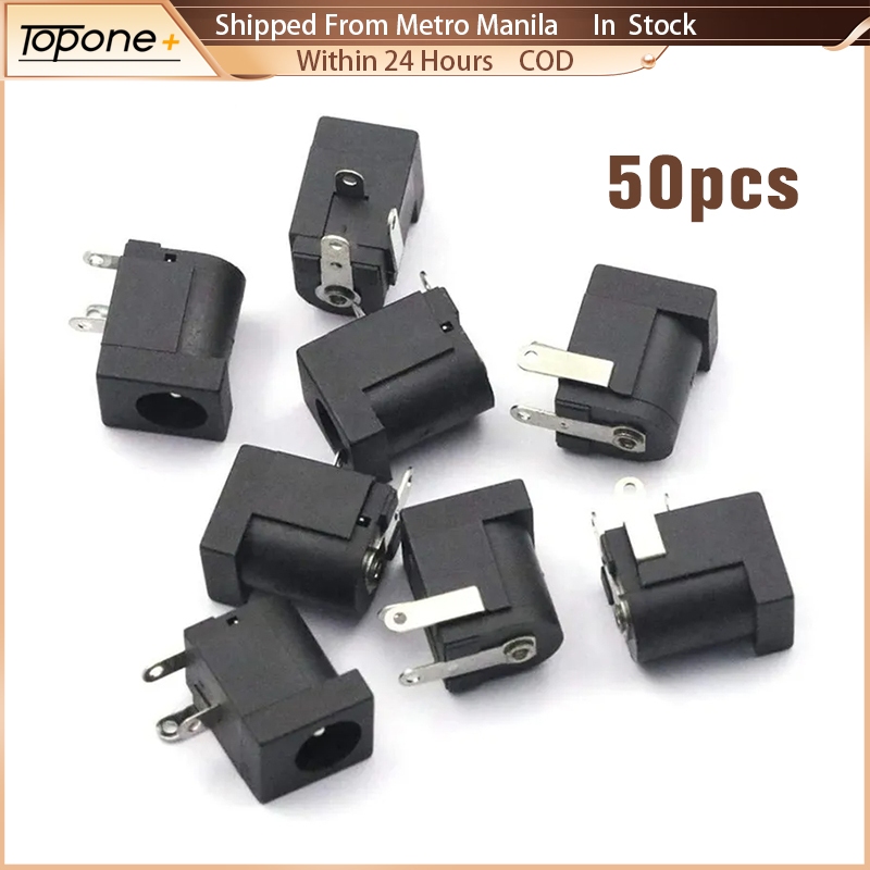 50pcs DC Jack Socket DC005 5.5 x 2.1/2.5 mm Barrel-Type Female DC Power ...