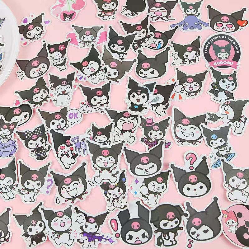 Sanrio Sticker 60pcs Stickers Waterproof Sticker Paper Aquaflask