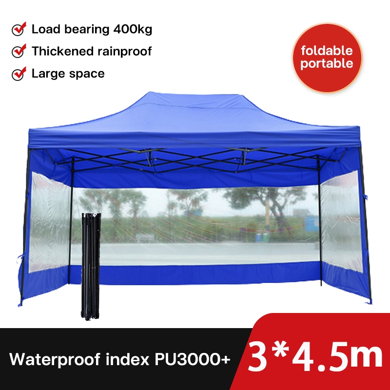 Outdoor Tent 3x4.5M Heavy Duty Retractable Tent Waterproof Canopy ...