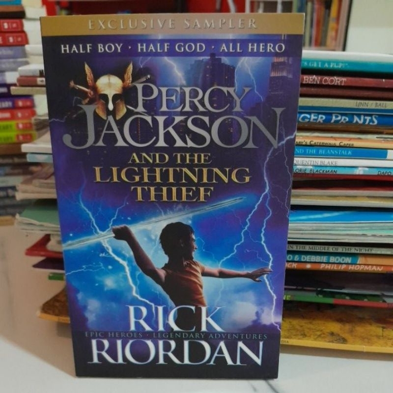 Percy Jackson and The Lightning Thief [ Exclusive Sampler ] | Shopee ...