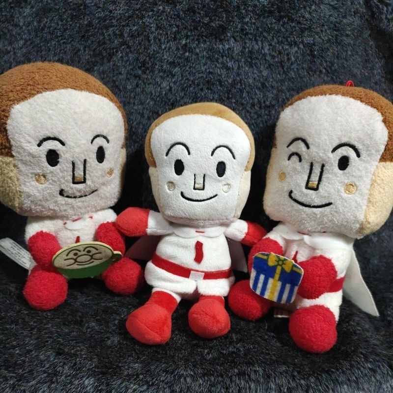 COLLECTIBLE ORIGINAL(3pcs)ANPANMAN SHOKUPANMAN PLUSHIES | Shopee ...