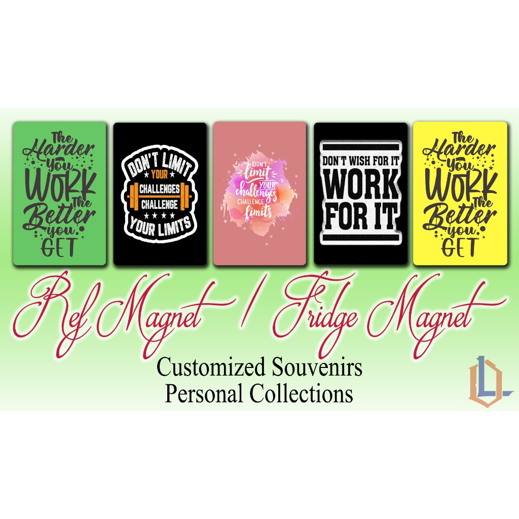 Ref Magnet/Fridge Magnet Collections/Souvenirs/Giveaways/Motivational ...