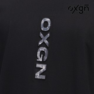 OXGN Logo Embossed Graphic Print T-Shirt For Men (Black/Blush/Brown ...