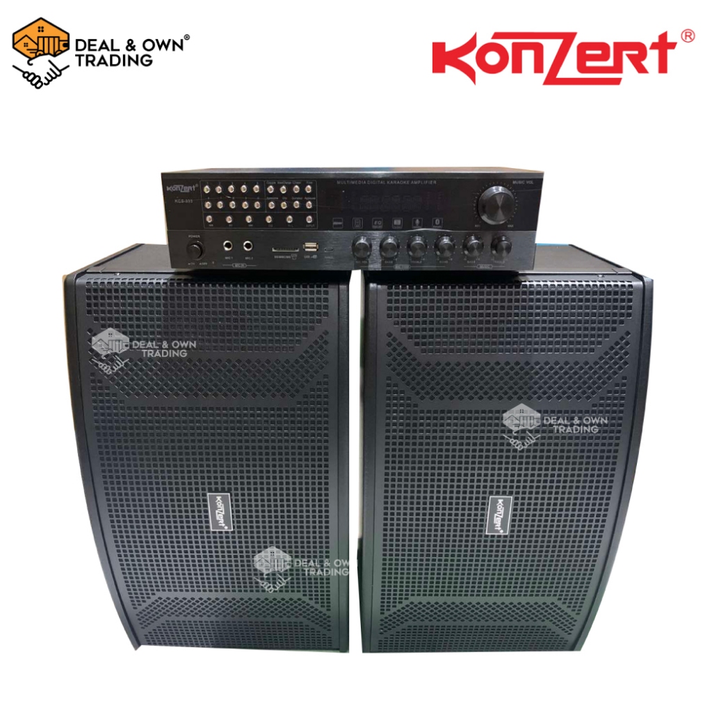 Konzert KCS-333 Micro Component System with USB & SD, FM Radio ...