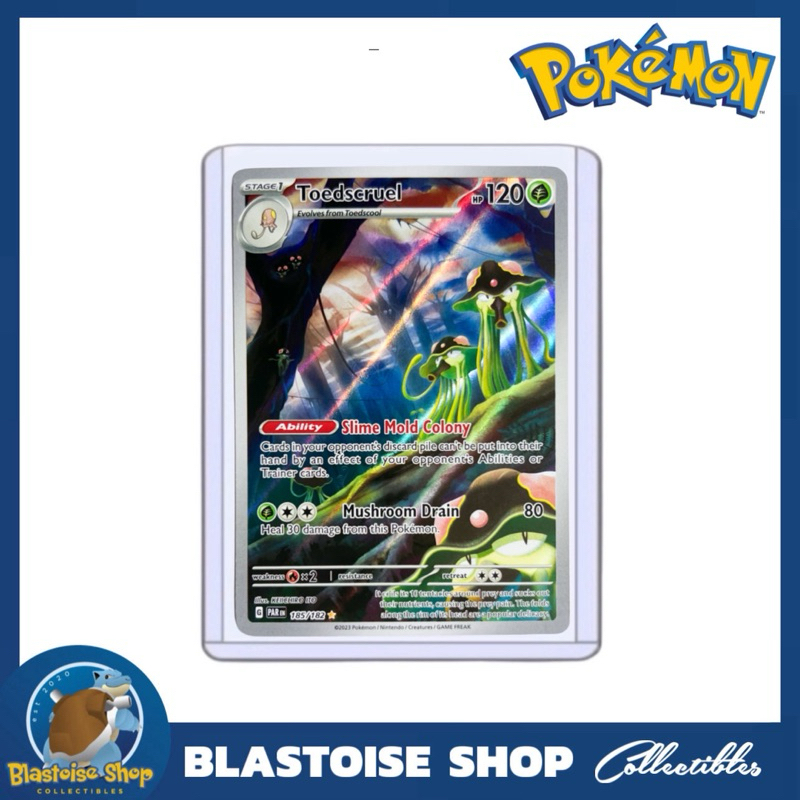 [EN] Pokemon Card Game: Toedscruel 185/182 IR Illustration Rare Paradox ...