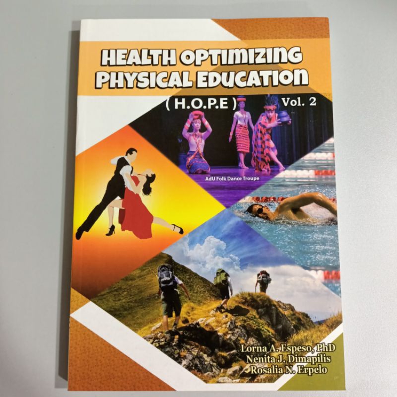 Health Optimizing Physical Education (H.O.P.E.) Vol 2 By:Espeso | Shopee Philippines