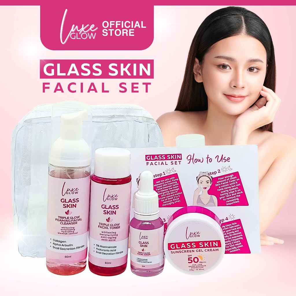 Glass Skin Facial Set | Luxe Glow | Shopee Philippines