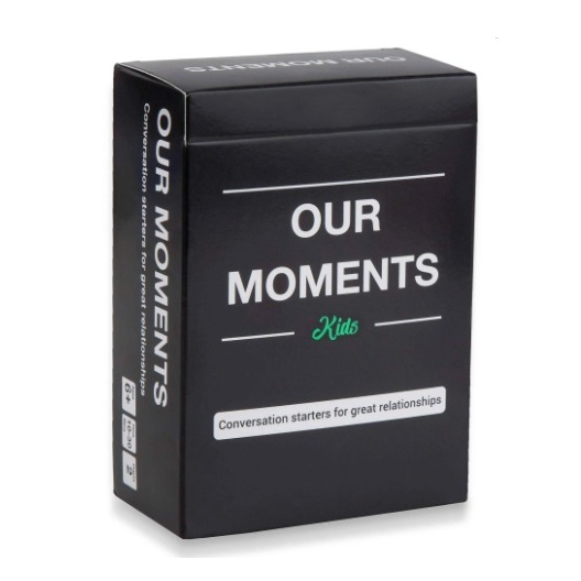 OUR MOMENTS Kids: 100 Conversation Starter Cards for Families and Kids ...