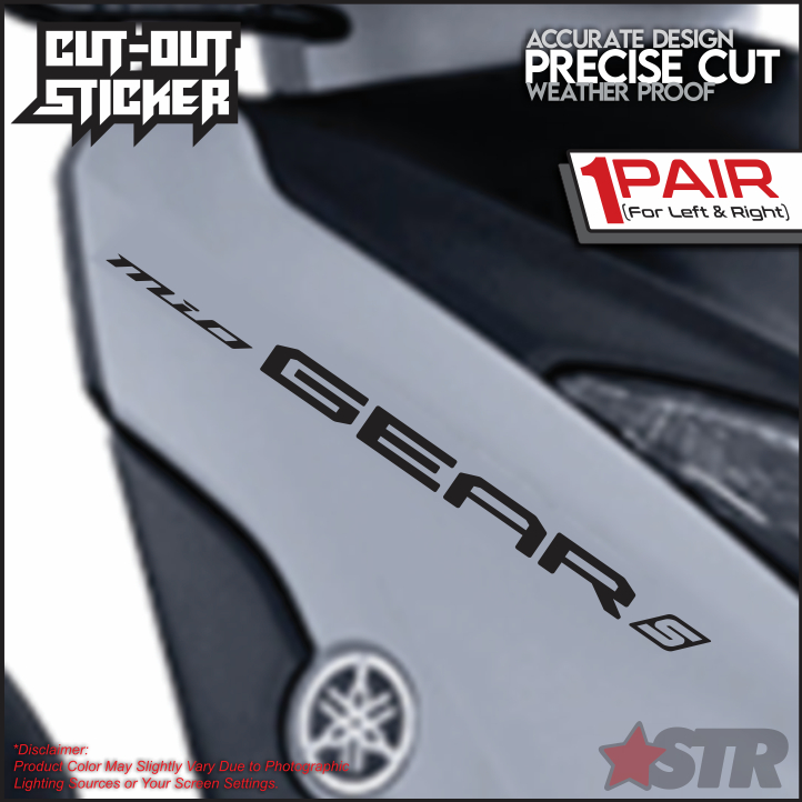 Mio Gear S Decal / Sticker Cut-out Waterproof | Shopee Philippines