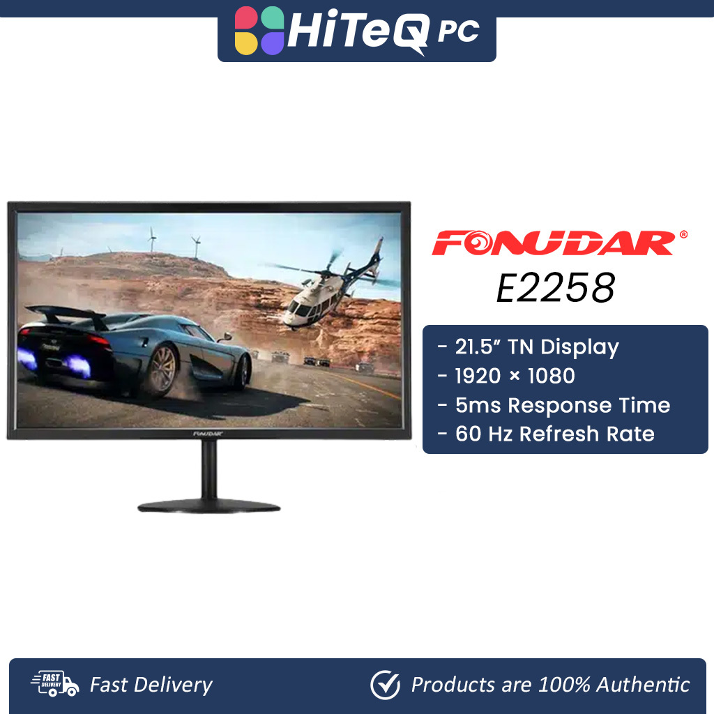 HiteqPC | FONUDAR E2258 21.5" LED/TN/5MS/60HZ/FHD/VGA+HDMI/VESA/ WIDE ...