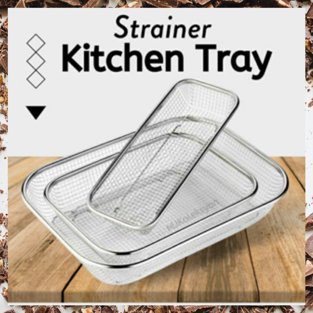 Fried Chicken Strainer Tray Kitchen Strainer | Shopee Philippines