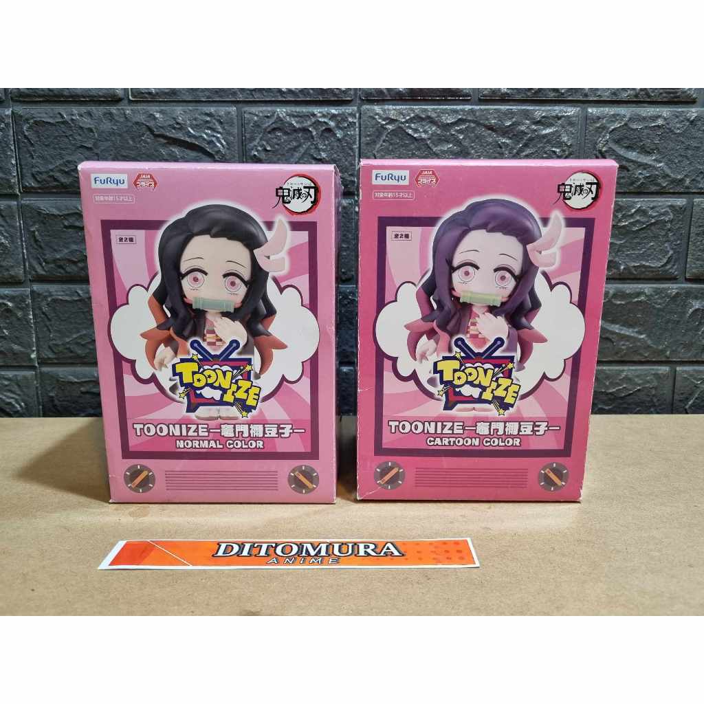 Demon Slayer Nezuko Tanjiro Toonize Authentic Furyu Figure | Shopee ...