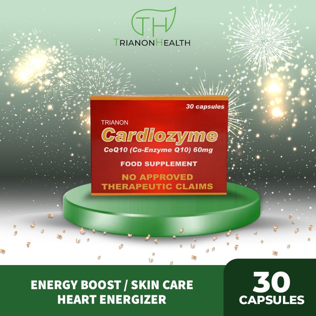 Cardiozyme, 60mg Co-Enzyme Q10 (CoQ10), Ultimate Heart Energizer ...