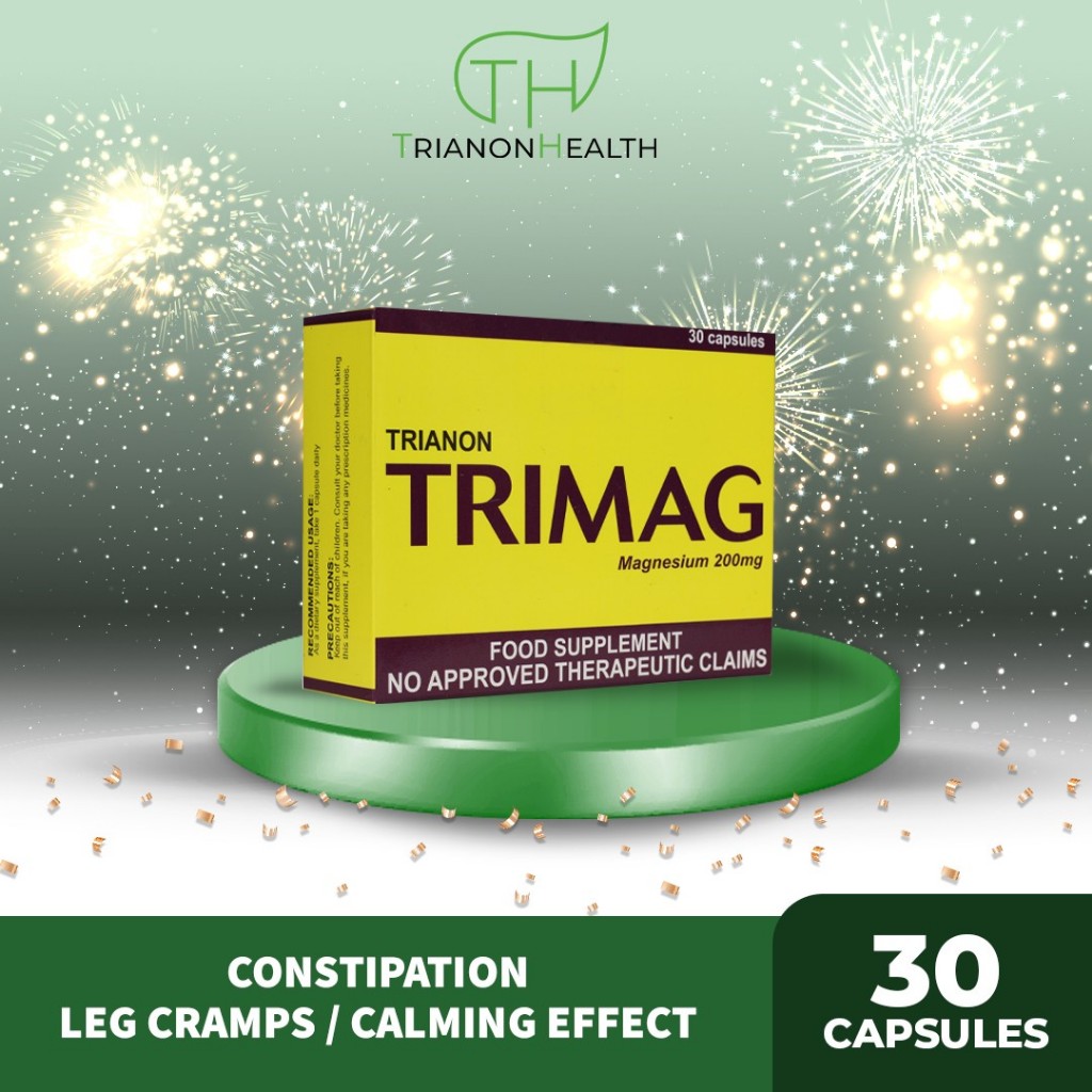Trimag, 200mg Magnesium, 30 Capsules | Shopee Philippines