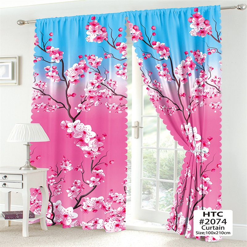 98K New Design 100x210CM Curtain For Window Kurtina Door Curtain Lace ...