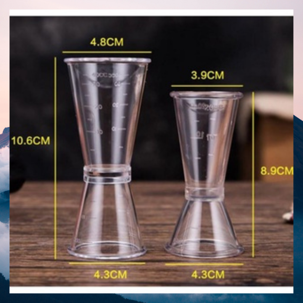 Jigger for syrup measurement 40cc and 20cc | Shopee Philippines