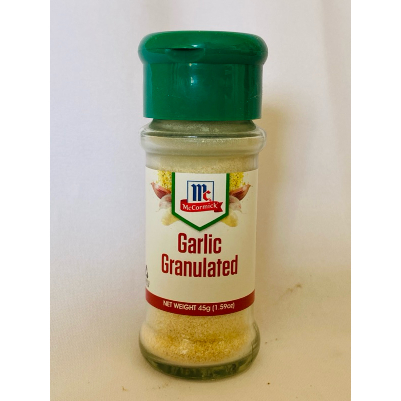 McCormick Garlic Granulated 45g bottle | Shopee Philippines