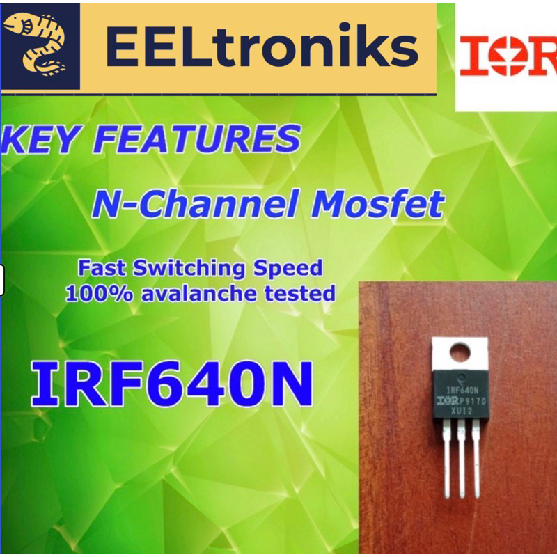 TRANSISTOR IRF640N N-CHANNEL MOSFET ORIGINAL | Shopee Philippines