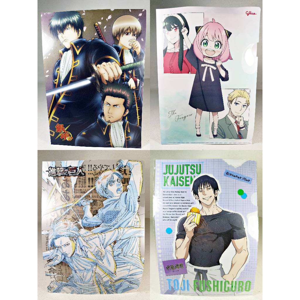 ANIME JAPAN A4 CLEAR FILES AND FOLDERS | Shopee Philippines