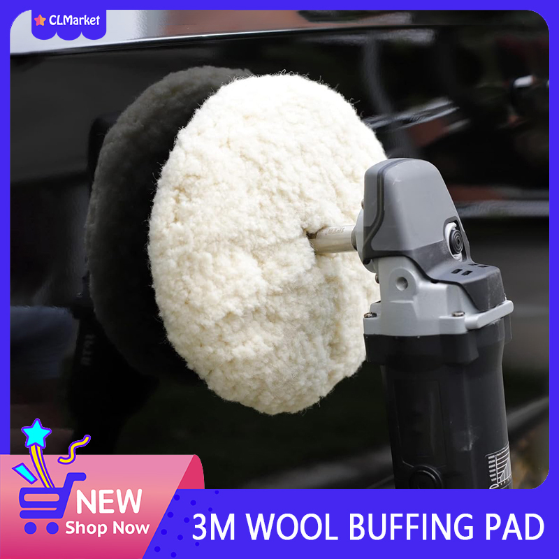 3M SUPERBUFF DOUBLE SIDED 9INCH WOOL BUFFING PAD Wool Polishing Wheel ...