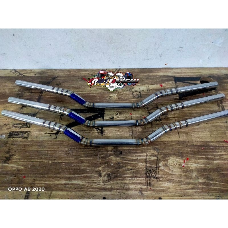 KING OF DRAG HANDLE BAR 2TONE WITH EMBLE (LOW RISE) FOR NMAX/PCX ...