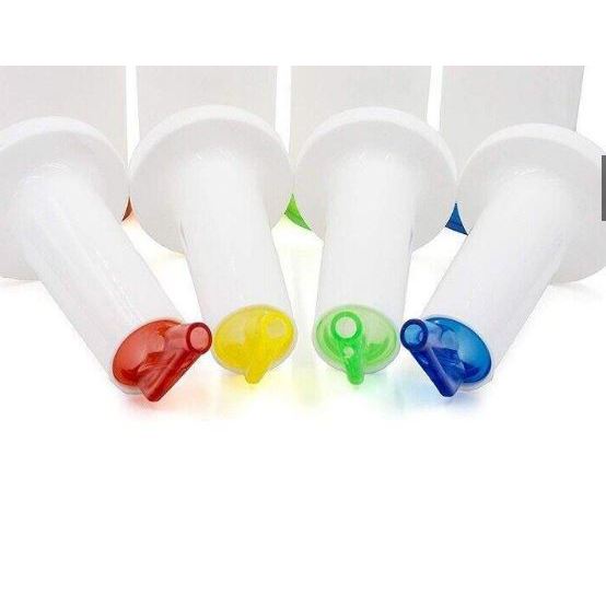 4 pcs Store n Pour Bar Pour Colorful Juice Pouring Bottle Containers 34 ...