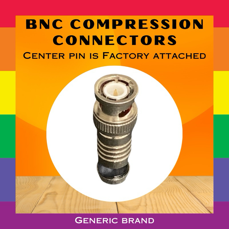BNC Compression Connector Male Plug RG-6 | Shopee Philippines