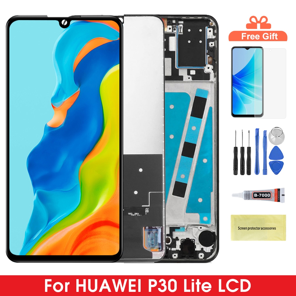 LCD For HUAWEI P30 / P30 Lite Nova 4e LCD Touch Screen Display ...
