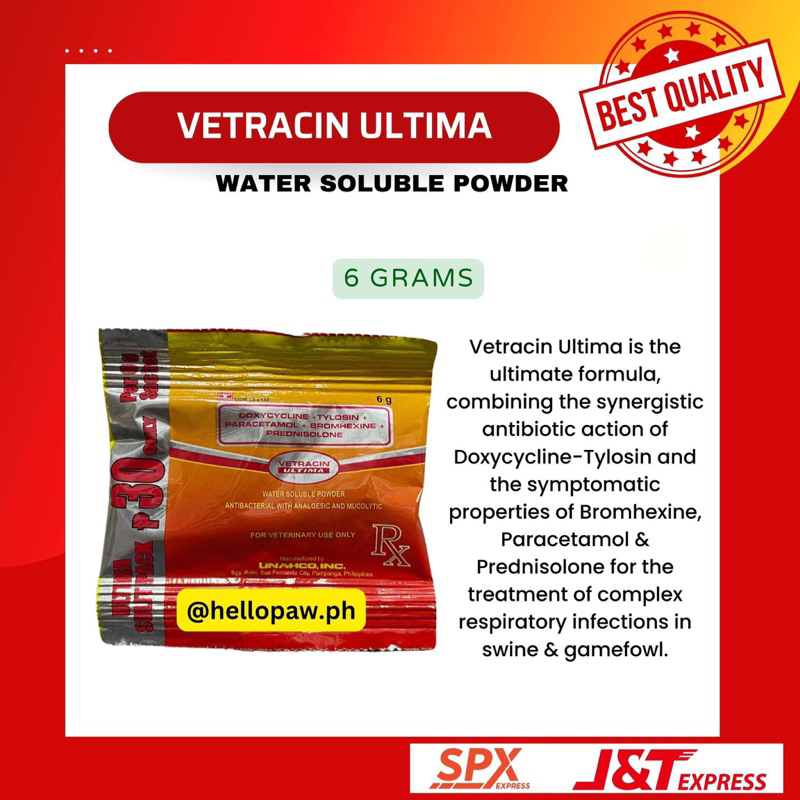 Vetracin Ultima 6g - Per Sachet (ACTUAL PHOTO) | Shopee Philippines