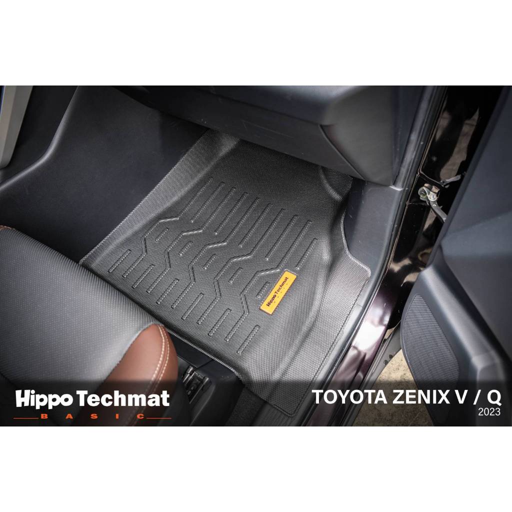 Toyota Zenix Q V 2023 to 2025 V2 Hippo Techmat Brand Deep Dish Floor ...
