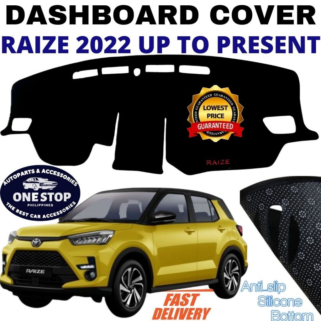 TOYOTA RAIZE Dashboard Cover Insulated Dashboard Cover RAIZE 2022 UP TO ...