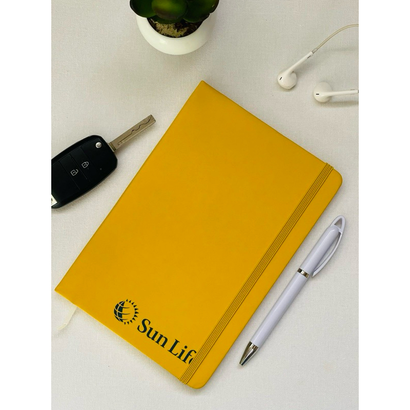 SUN NOTEBOOK | MOLESKIN RUBBER WITH STRAP AND GARTER LOCK | Shopee ...