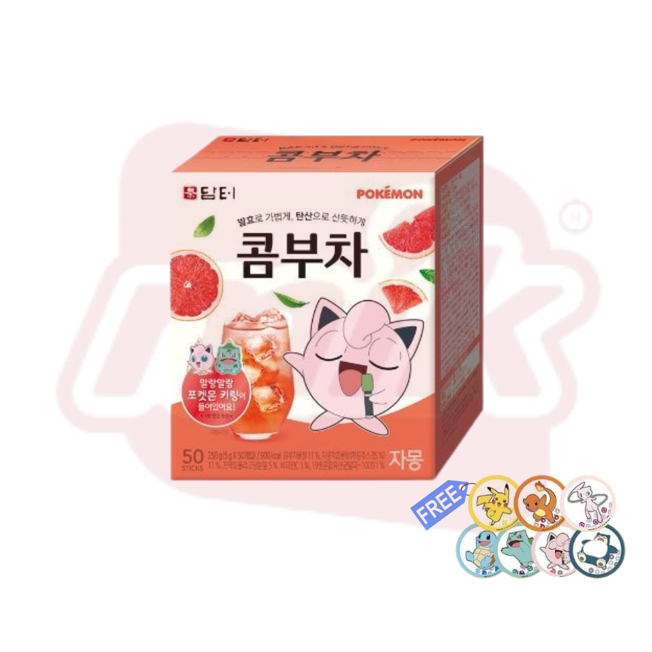 Damtuh Kombucha Tea 10's (with Pokemon Coaster) | Shopee Philippines