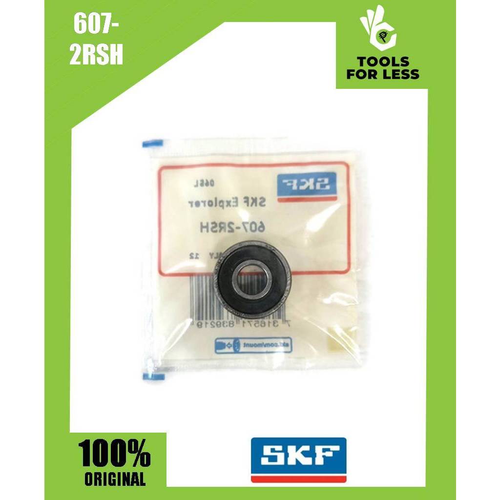 SKF Deep groove ball bearing with seals Model: 607-2RSH Made in Italy ...