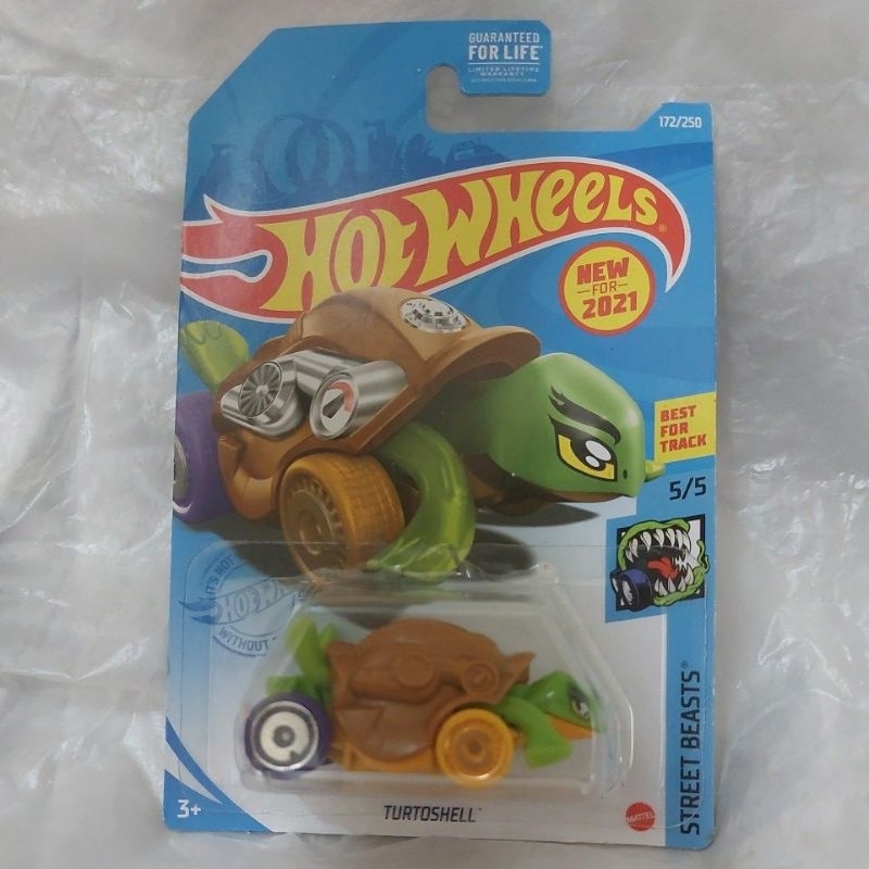 Hot Wheels Turtoshell Street Beasts Turtle Helix Wheels | Shopee ...
