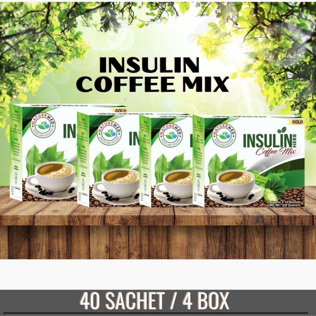 4 Boxes Insulin Coffee Mix(Herbal Coffee Mix) | Shopee Philippines