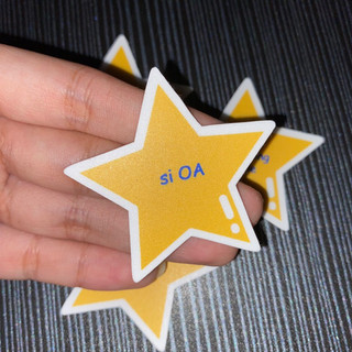 SOBRANG OA Star Award Sticker| Vinyl Glossy Laminated Waterproof ...