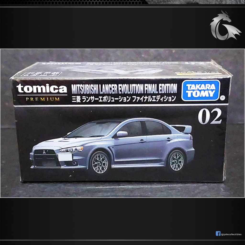 Tomica Premium No. 02 Mitsubishi Lancer Evolution Final Edition (Box ...
