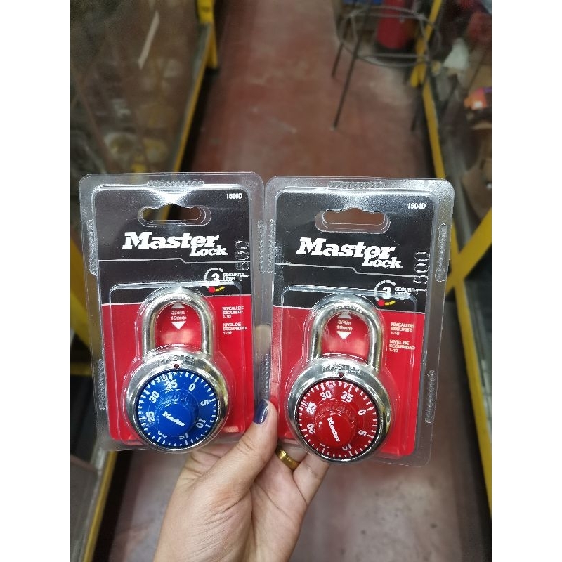 Master Lock Combination Padlock 1504D, 1506D ( 45mm) | Shopee Philippines