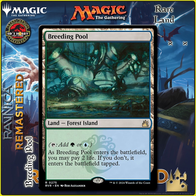 Breeding Pool x x Ravnica Remastered Land Rare RVR MTG | Shopee Philippines